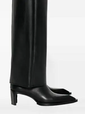 Patrizia Pepe Coated Flare Trousers