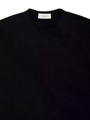 PIACENZA CASHMERE 1733 Crew-neck Cashmere Sweater - Black