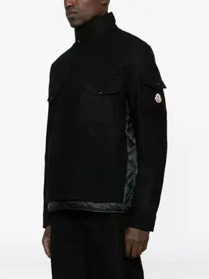 Moncler Avoine Flap-pocket Quilted Jacket - Black