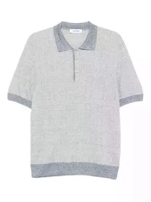 GRAN SASSO Checked Polo Shirt