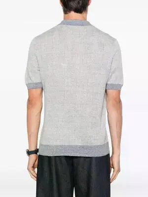 GRAN SASSO Checked Polo Shirt