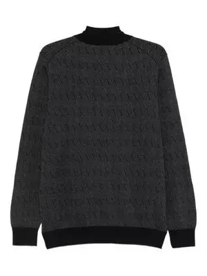 GRAN SASSO Virgin Wool Half-zip Sweatshirt