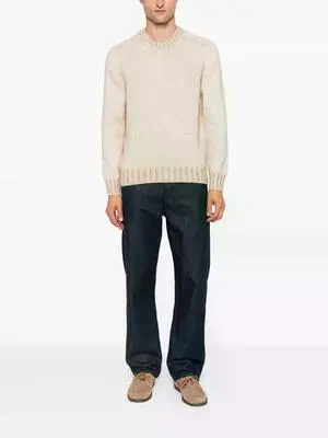 GRAN SASSO Ribbed-hem Crew-neck Sweater