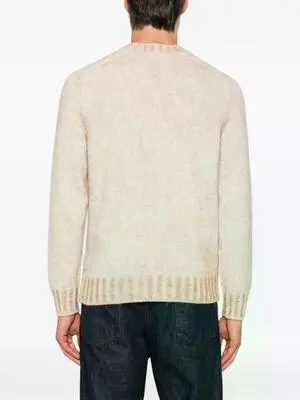 GRAN SASSO Ribbed-hem Crew-neck Sweater