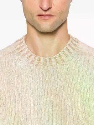 GRAN SASSO Ribbed-hem Crew-neck Sweater