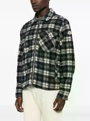 Moncler Checked Zip-up Jacket