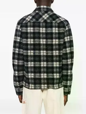 Moncler Checked Zip-up Jacket