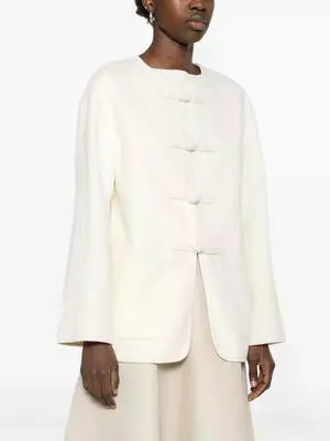 RÓHE Braid-trim Jacket - Neutrals
