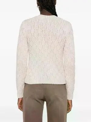 Moncler Textured Wool Cable-knit Sweater