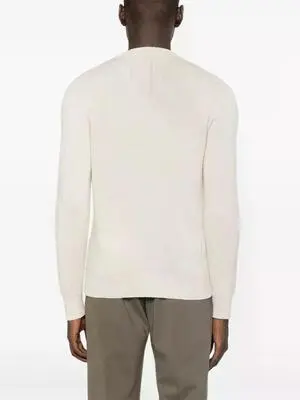 DRUMOHR Crew-neck Cashmere Sweater - Neutrals