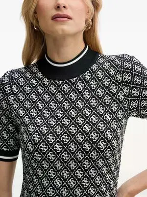 Guess Patterned Mini Dress - Black