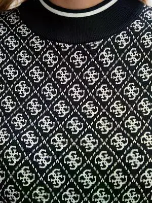 Guess Patterned Mini Dress - Black