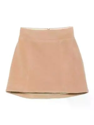 VESTIAIRE D'UN OISEAU LIBRE A-line Mini Skirt - Brown