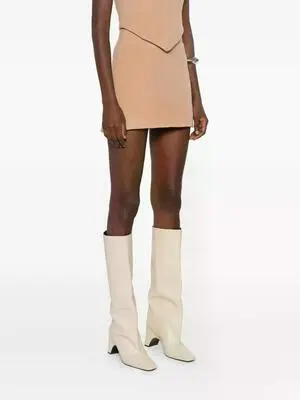 VESTIAIRE D'UN OISEAU LIBRE A-line Mini Skirt - Brown