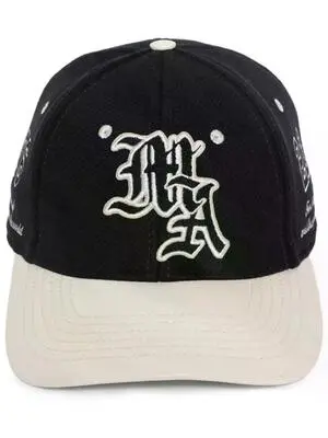 Amiri Logo-embroidered Cap - Black