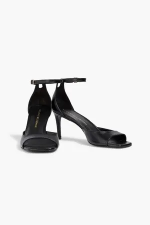 STUART WEITZMAN 75 Leather Sandals - Black
