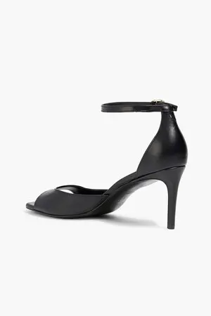 STUART WEITZMAN 75 Leather Sandals - Black