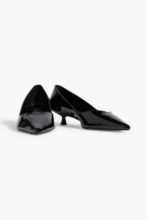 STUART WEITZMAN Eva 35 Patent-leather Pumps