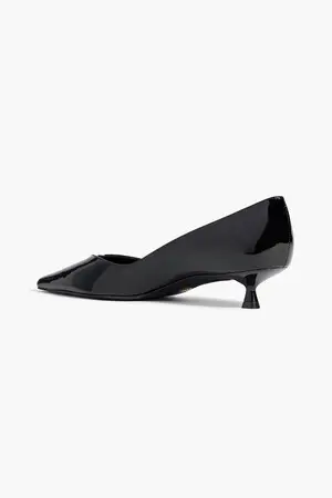 STUART WEITZMAN Eva 35 Patent-leather Pumps