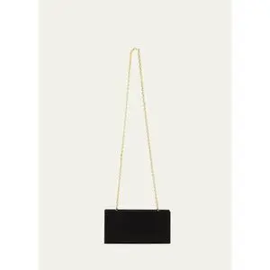 LANVIN Silk Flap Evening Clutch