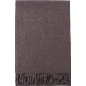 GOBI MONGOLIAN CASHMERE Cashmere Woven Scarf Cocoa