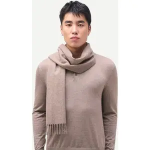 GOBI MONGOLIAN CASHMERE Cashmere Woven Scarf - Taupe