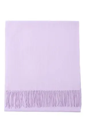 GOBI MONGOLIAN CASHMERE Cashmere Twill Shawl Lavender Frost