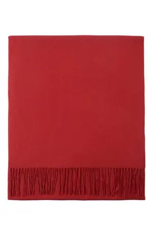 GOBI MONGOLIAN CASHMERE Cashmere Twill Shawl Red Clay