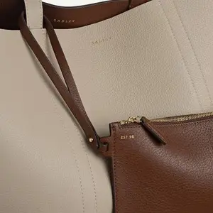 RADLEY Hanbury Row Open Top Tote Bag - Chocolate