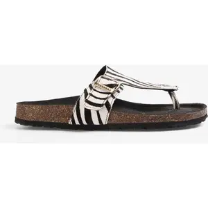 SCALPERS Zebra Print Sandals