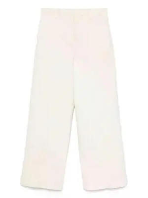 Eleventy Centre-seam Cotton Trousers