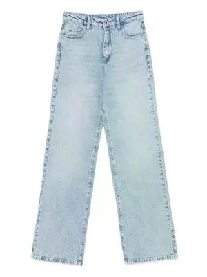 Patrizia Pepe Cotton Straight Leg Jeans