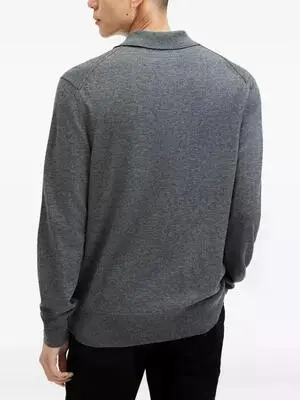 ALLSAINTS Long-sleeve Polo Shirt - Grey