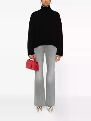 Pinko High-neck Cropped Sweater