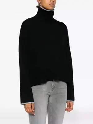 Pinko High-neck Cropped Sweater