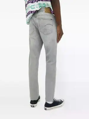 G-star Raw Logo-patch Straight-leg Jeans