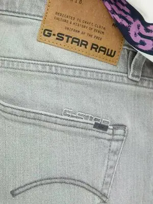 G-star Raw Logo-patch Straight-leg Jeans