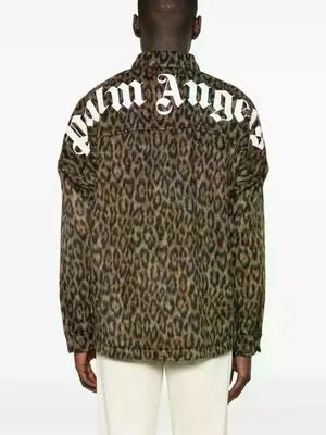 Palm Angels Leopard-print Button-fastening Overshirt