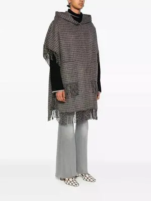 P.a.r.o.s.h Hooded Fringed Coat