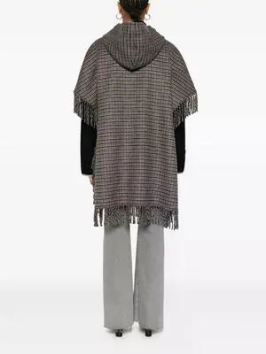 P.a.r.o.s.h Hooded Fringed Coat