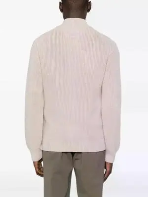 DRUMOHR Ribbed Zip-up Cardigan