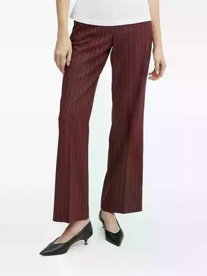 LA MANIA Pinstripe Pattern Trousers