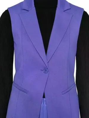 Patrizia Pepe Sleeveless Single-button Blazer