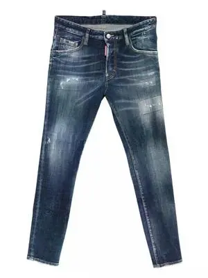 Dsquared2 Skater Distressed Faded Jeans