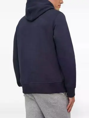 Gant Logo-embroidered Hoodie - Blue