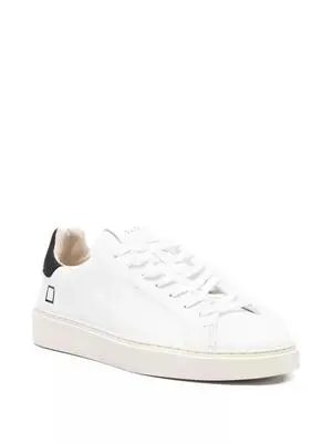 D.a.t.e. Levante Leather Panelled Sneakers - White