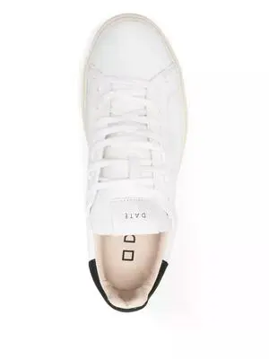 D.a.t.e. Levante Leather Panelled Sneakers - White