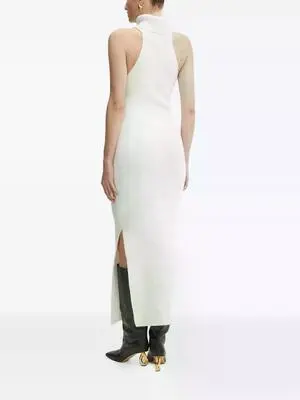 Bardot Open-back Midi Dress