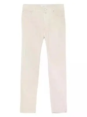 JACOB COHЁN Corduroy Five-pocket Trousers - Neutrals