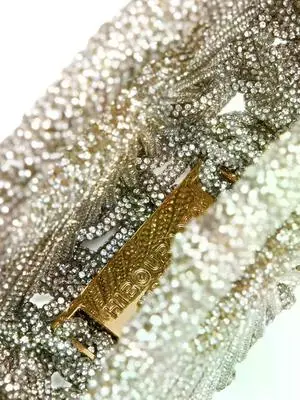 HIBOURAMA Mini Jaya Crystal-embellished Tote - Silver
